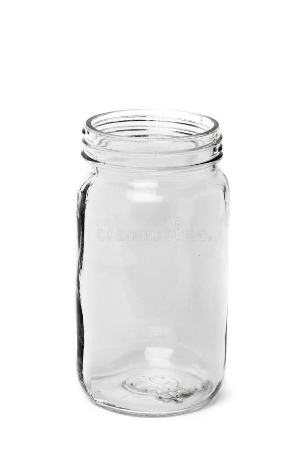 Empty glass jar stock photo. Image of glossy, protection - 65026016