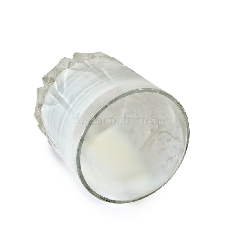 Empty glass from milk stock image. Image of healthy, beverage - 56758511