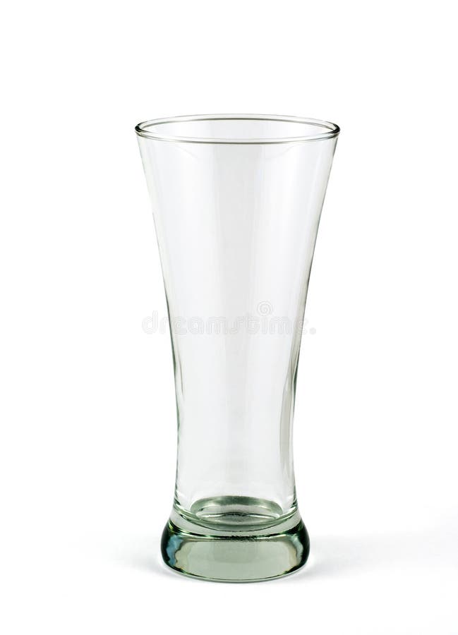 Empty Glass (one) stock image. Image of white, simplicity - 12836021