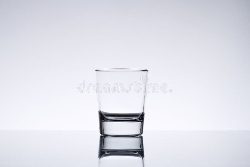 Empty Glass stock photo. Image of glass, reflection, single - 54504360