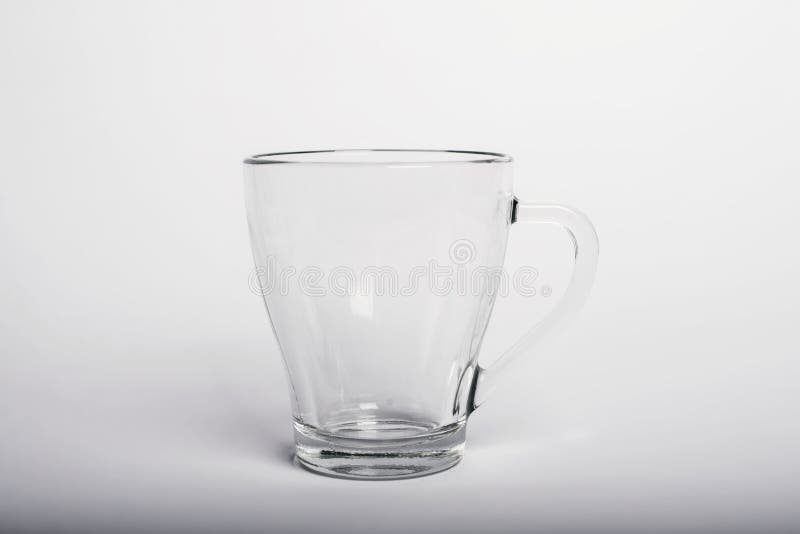 Empty Glass Tea Cup. Isolated on White Background Stock Photo - Image ...