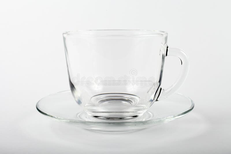 Empty glass tea mug stock image. Image of restaurant - 181655441
