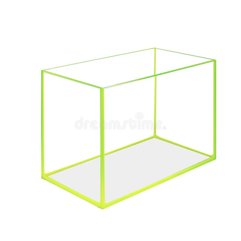 Empty Glass Water Tank (aquarium) Stock Image - Image of objects ...