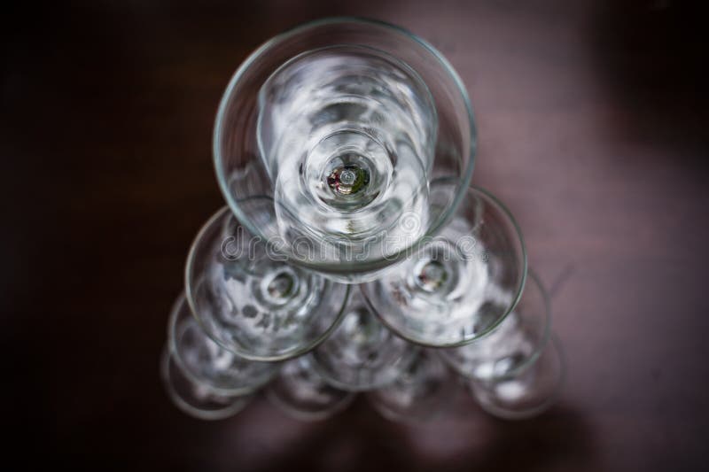 Empty glasses stock image. Image of life, rows, straws - 43341717