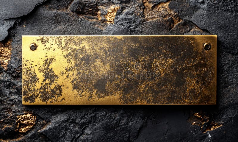 Metal Nameplate Design Mockup Stock Illustrations – 500 Metal Nameplate ...