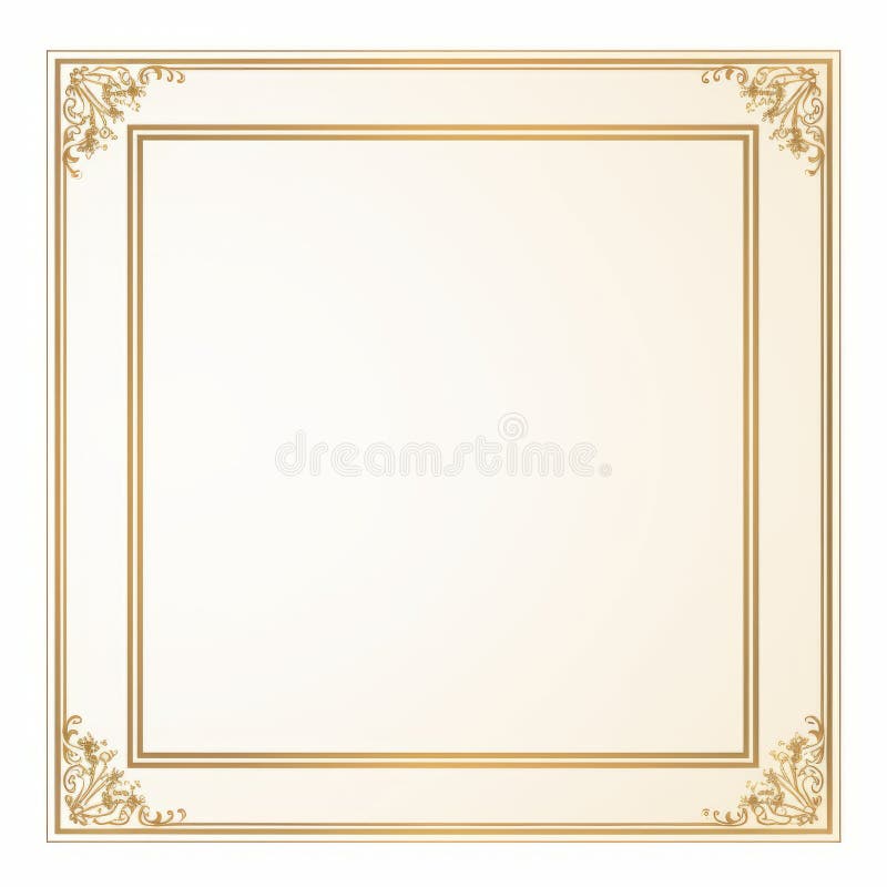 Certificate Gold Empty Frame Stock Illustrations – 2,441 Certificate ...