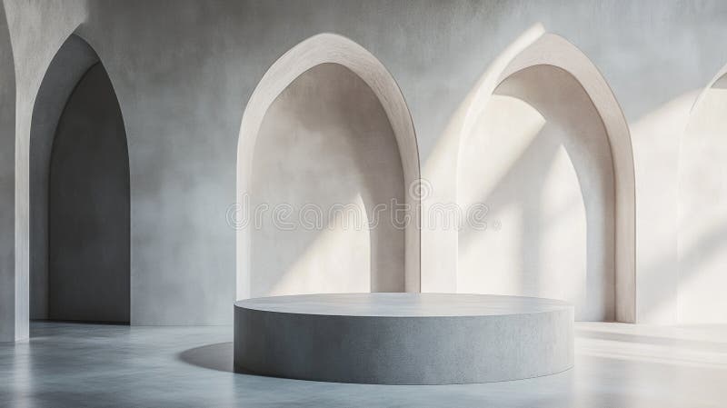 Empty Gothic Cathedral Interior Stock Photo - Image of stone ...