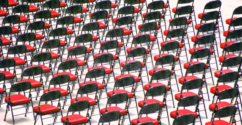 Empty Graduation Ceremony Seating. Stock Photo - Image of university ...