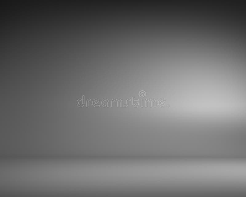 Empty Gray Room with Copy Space Stock Illustration - Illustration of ...