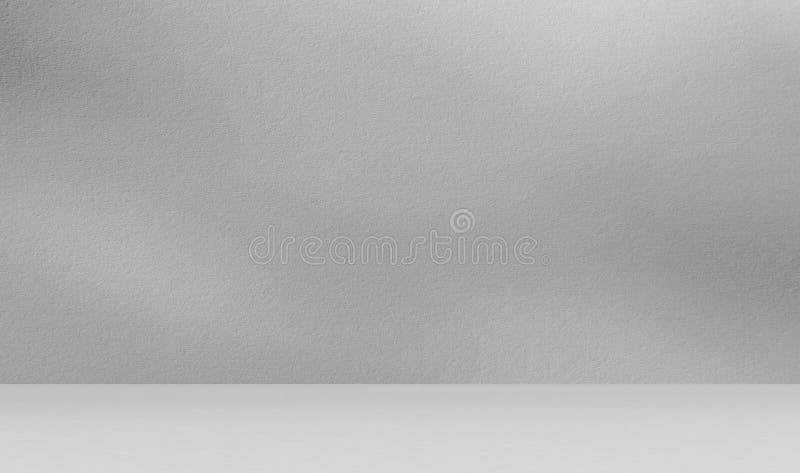 Empty Gray Room Studio with Shadow of Tree Leaves on the Wall and Floor ...