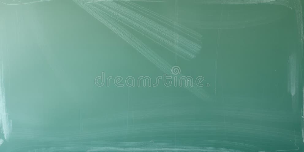 Empty Green Chalkboard Ready for Learning Stock Illustration ...