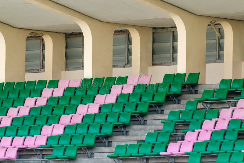 Baseball Stadium Pink Seats Stock Photos - Free & Royalty-Free Stock ...