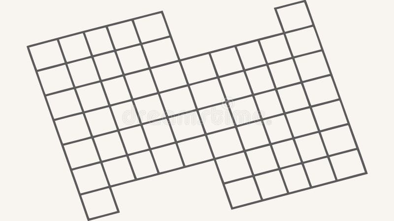 Empty Grid for a Crossword or Word Puzzle Template, Vector Design ...