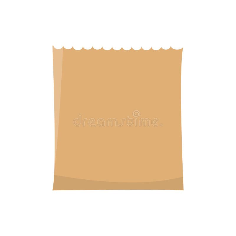 Empty grocery bag stock vector. Illustration of commerce - 191820630