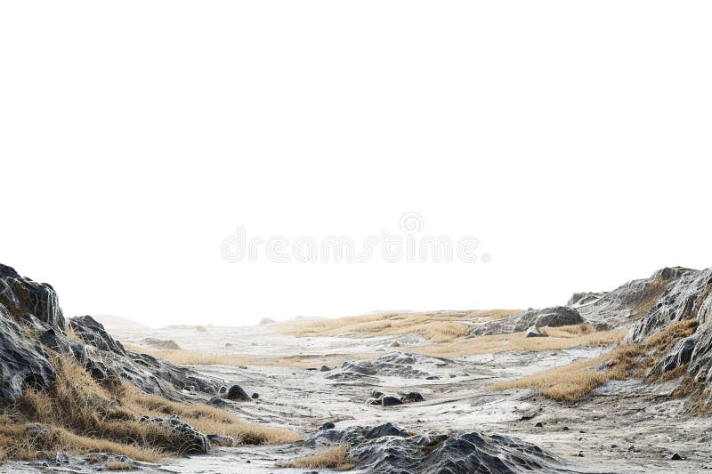 Empty Ground Space Isolated on Transparent Background Stock ...