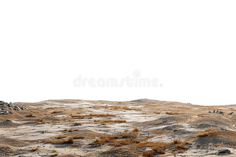 Empty Ground Space Isolated on Transparent Background Stock ...