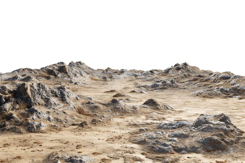 Empty Ground Space Isolated on Transparent Background Stock ...