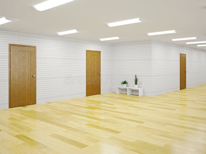 Empty big hall stock illustration. Illustration of estate - 30753913