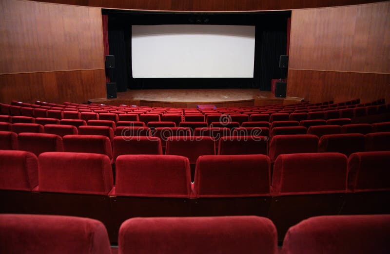 Hall of cinema stock image. Image of floor, leisure, auditorium - 5831283