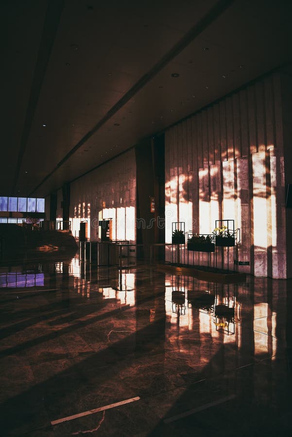 Empty hall stock photo. Image of structure, wall, stell - 23907510