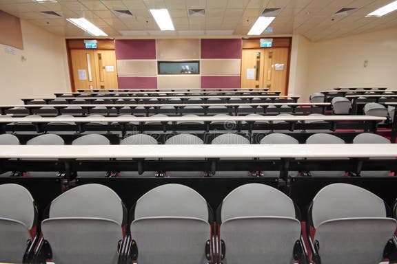 Empty Hall for Presentation Stock Image - Image of inside, education ...