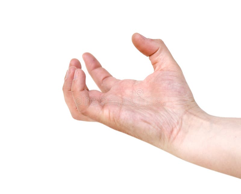 Empty hand stock photo. Image of help, isolated, abstract - 15078868