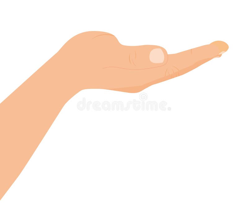 Empty hand stock vector. Illustration of conflict, idea - 3823331