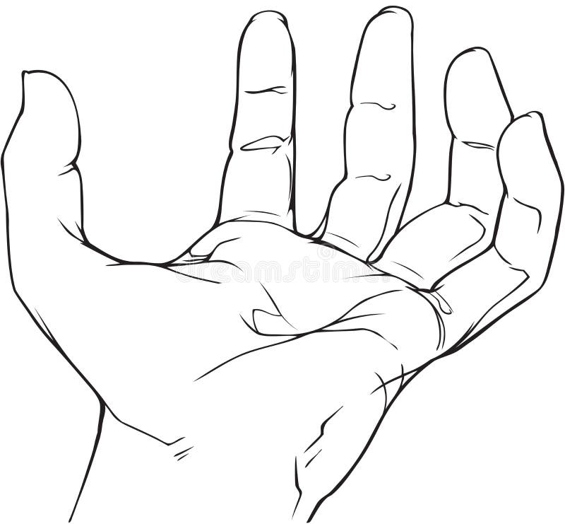 Open Hand Outline