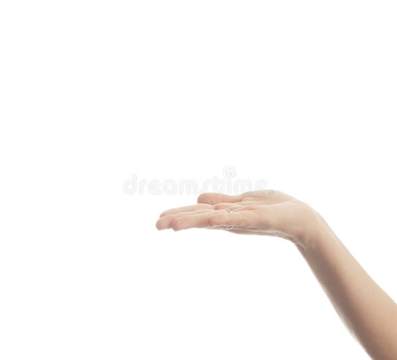 Empty hand stock image. Image of offer, human, capabilities - 66261091
