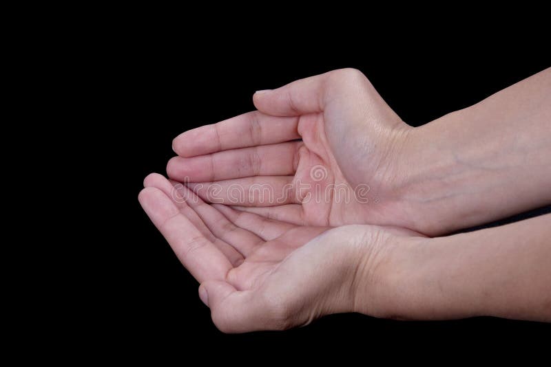 Empty Hands Asking for Help Stock Image - Image of begging, poverty ...