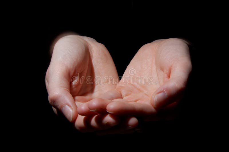 Empty Hands Asking for Help Stock Image - Image of begging, poverty ...