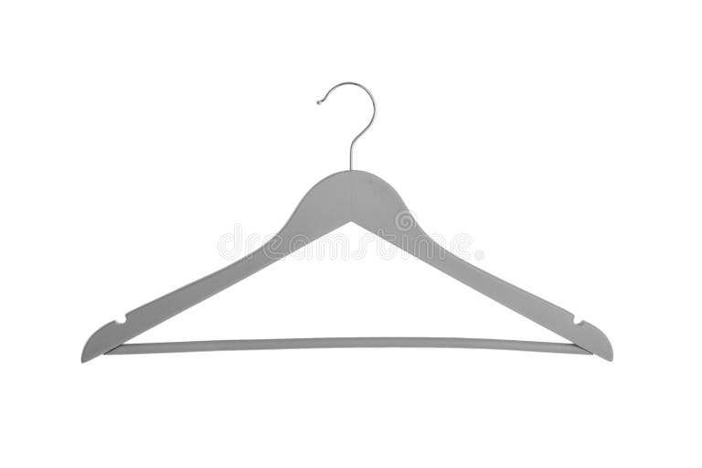 Empty Hanger on White Background. Stock Photo - Image of business ...