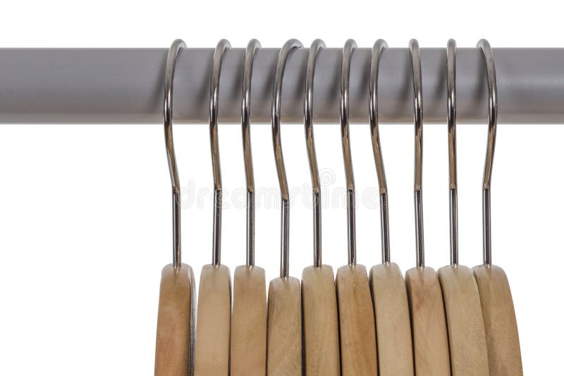 Empty Hangers or Rack stock photo. Image of closet, outfit - 47880012