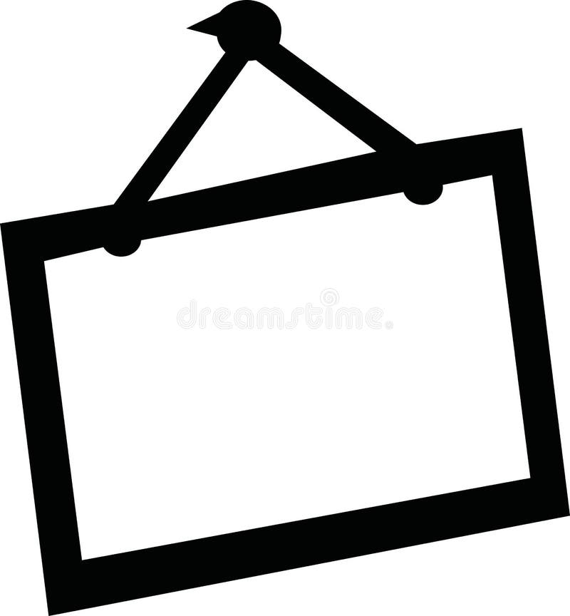 Empty Hanging Sign Set - Colorful Vector Illustration - Isolated on ...