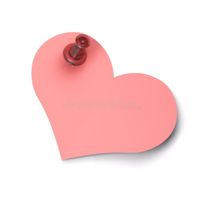 Empty heart note stock illustration. Illustration of message - 14975677