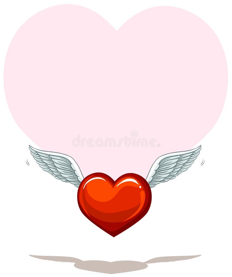 Empty heart shape box stock vector. Illustration of valentine - 49916270