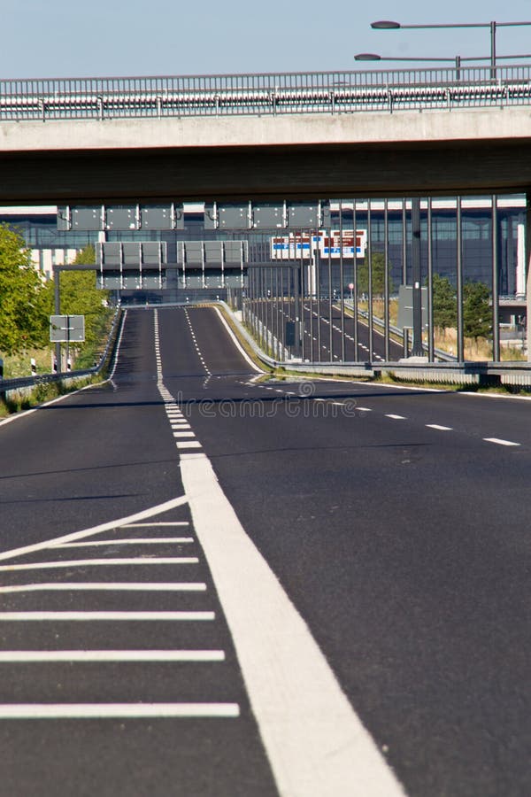Empty Highway without Cars and Traffic Stock Image - Image of traffic ...