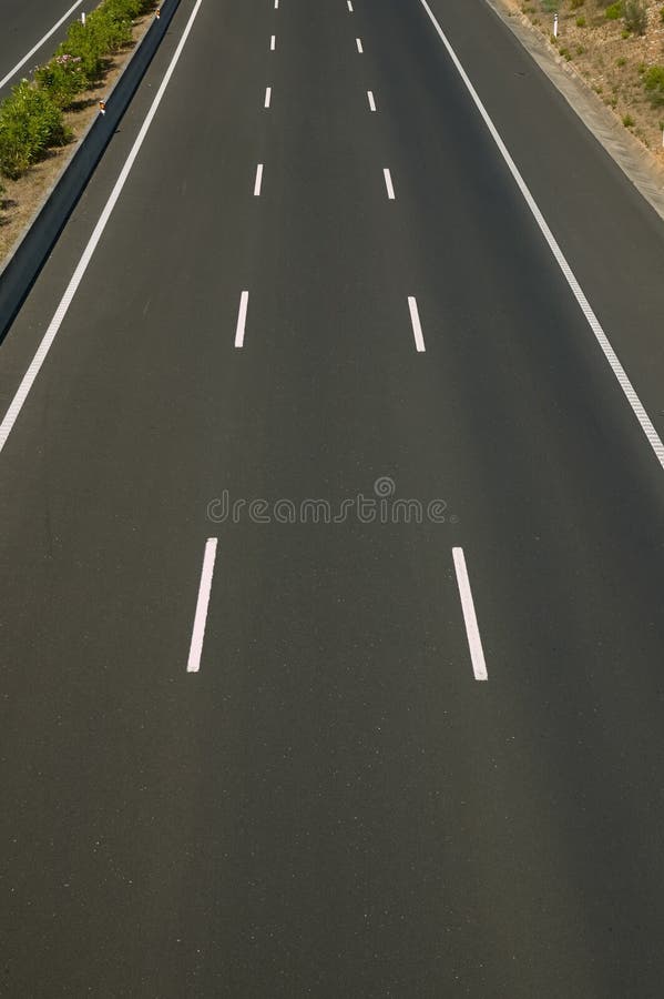 Empty Straight Road Against the Sun Stock Image - Image of dark ...
