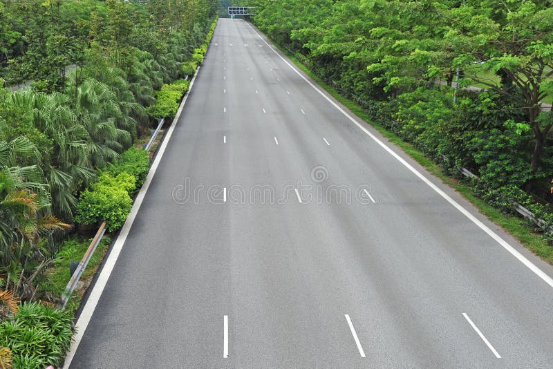 Empty Highway stock image. Image of express, construction - 18888551