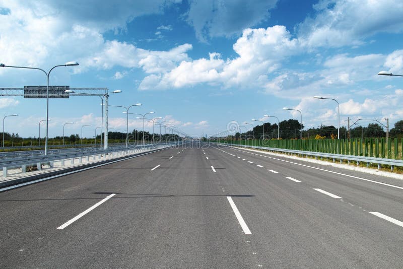 Empty highway stock image. Image of empty, journey, black - 33136447