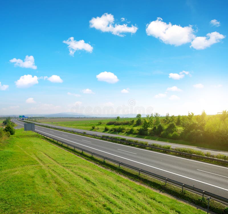 Empty Highway stock image. Image of scenery, landscape - 45017595
