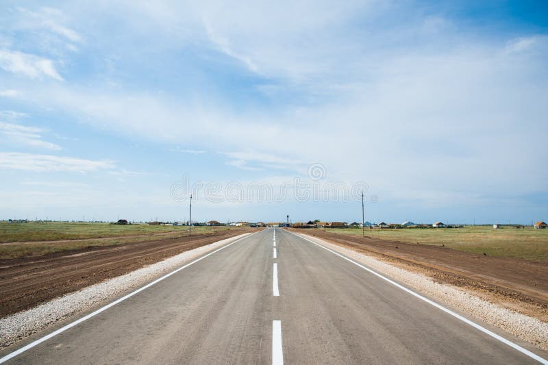 Empty highway stock photo. Image of transportation, line - 83876572