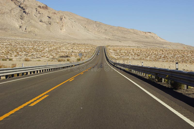 Empty highway stock photo. Image of desert, hills, street - 49563140