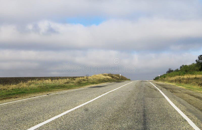 Empty Highway at daytime stock photo. Image of automobile - 104876072