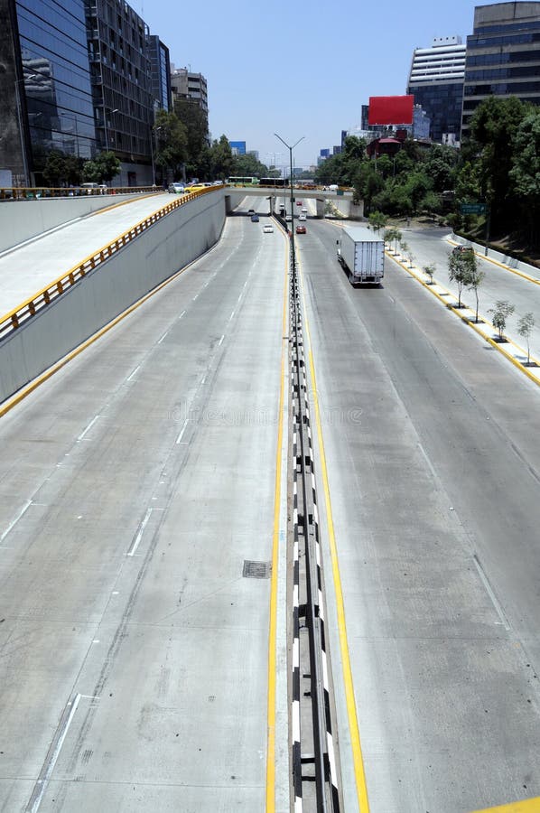 Empty Highway in Mexico City Stock Image - Image of america, panic: 9223069
