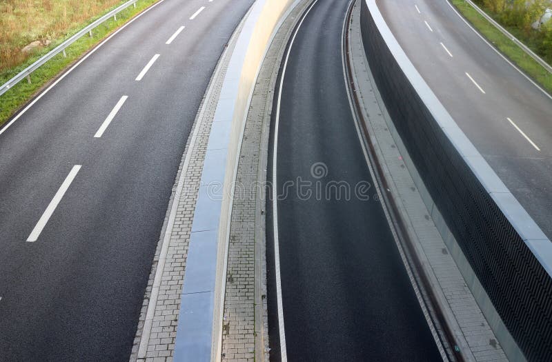 Empty Highway stock photo. Image of highway, street, motorway - 61198310