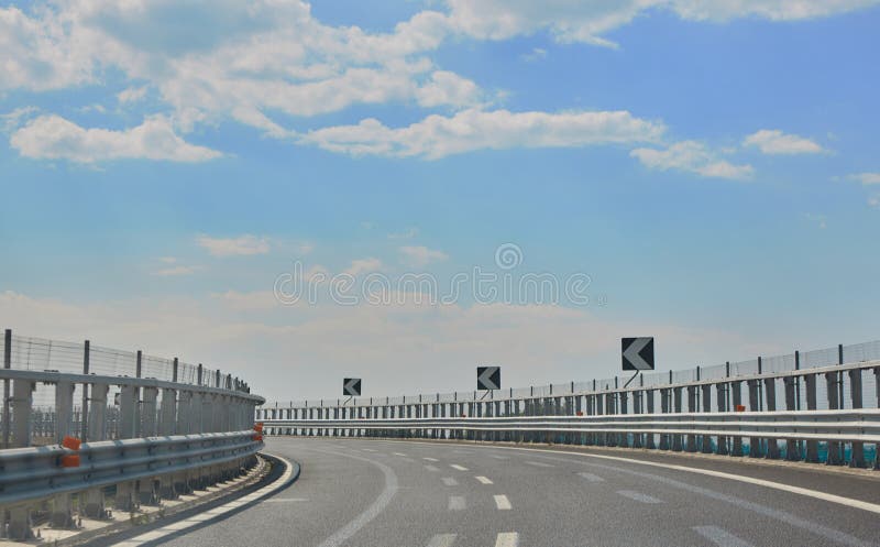Empty highway road stock photo. Image of empty, lane - 95301002