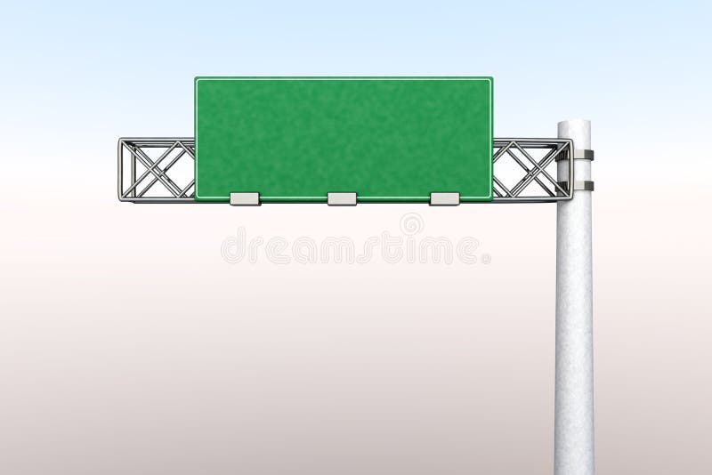 Empty Highway Sign stock illustration. Illustration of graphic - 72743467