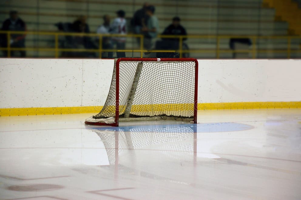 Empty hocky net stock image. Image of graphics, crease - 11017541