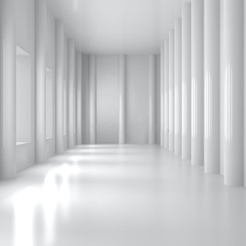 Empty home entry foyer stock illustration. Illustration of reflection ...